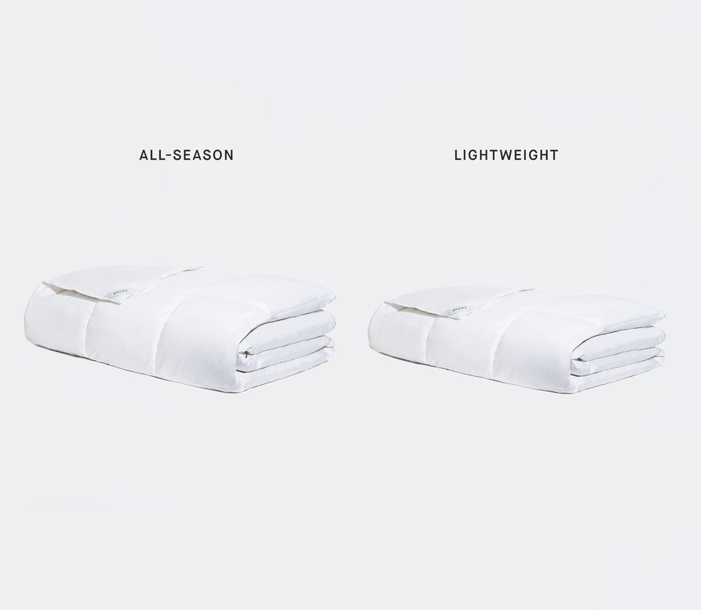 Down Comforter Duvet Insert - Lightweight & All-Season – Snowe